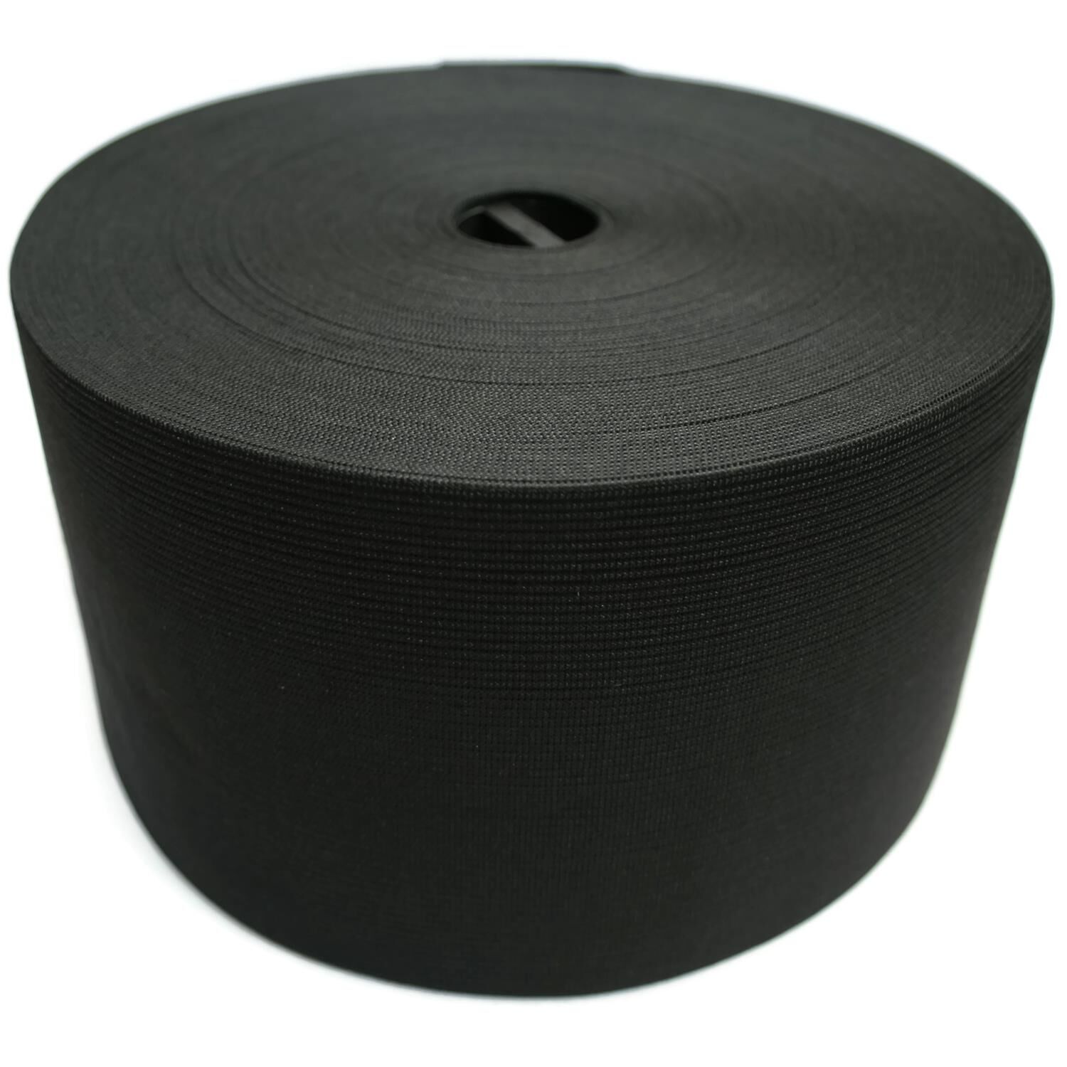 Gummiband schwarz 100mm 25 Meter | Jajasio